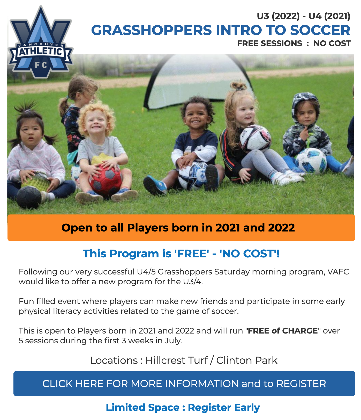 VAFC | Vancouver Athletic Football Club | Youth Soccer Vancouver